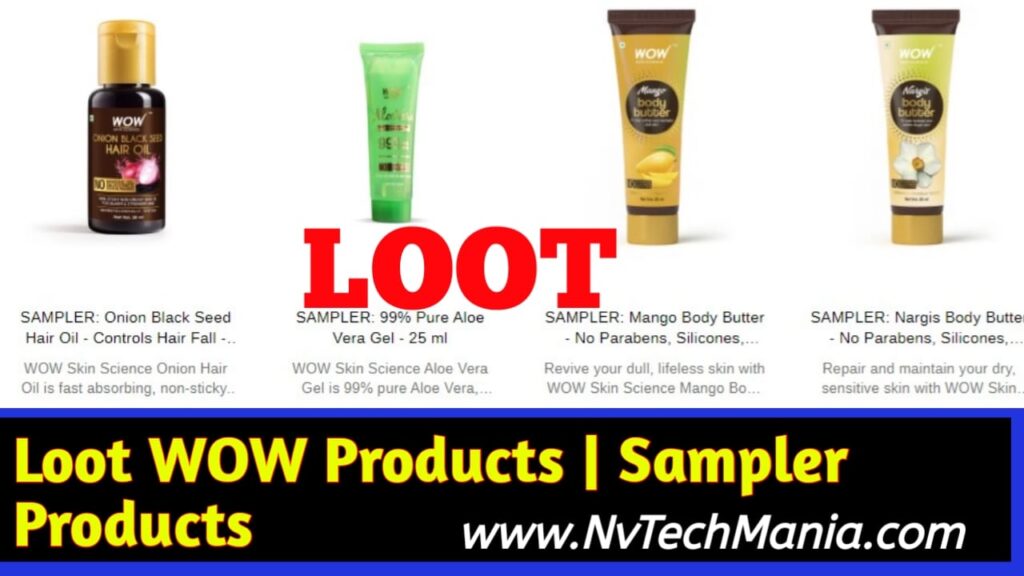 WOW Products at Loot Price | WOW Sample Products - NvTechMania