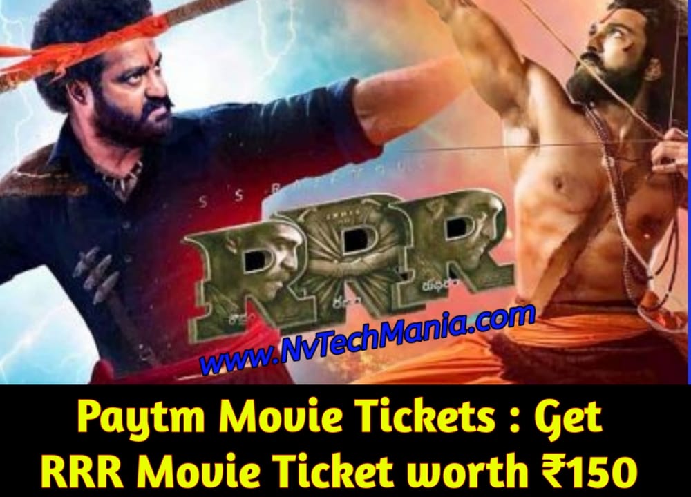 Paytm Movie Voucher worth ₹150 for RRR Movie - NvTechMania