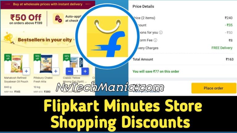 Flipkart Minutes Store : Rs.50 off on Shopping - NvTechMania